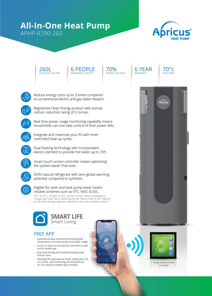Apricus | Supplied by The Energy People Canberra